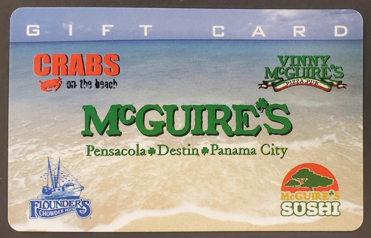 Gift Card | McGuire's Irish Pub