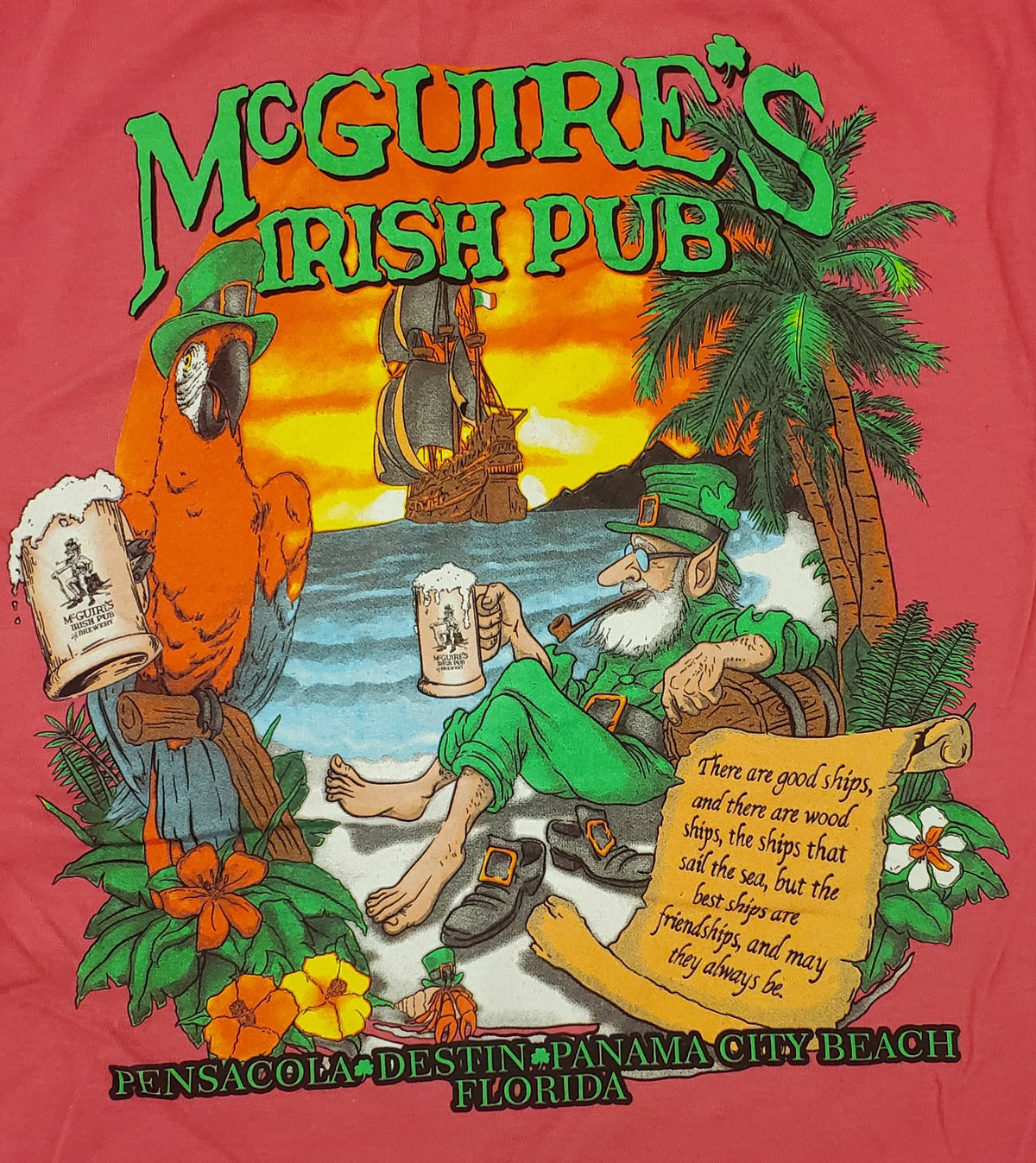Leprechaun Beach - Pink | McGuire's Irish Pub