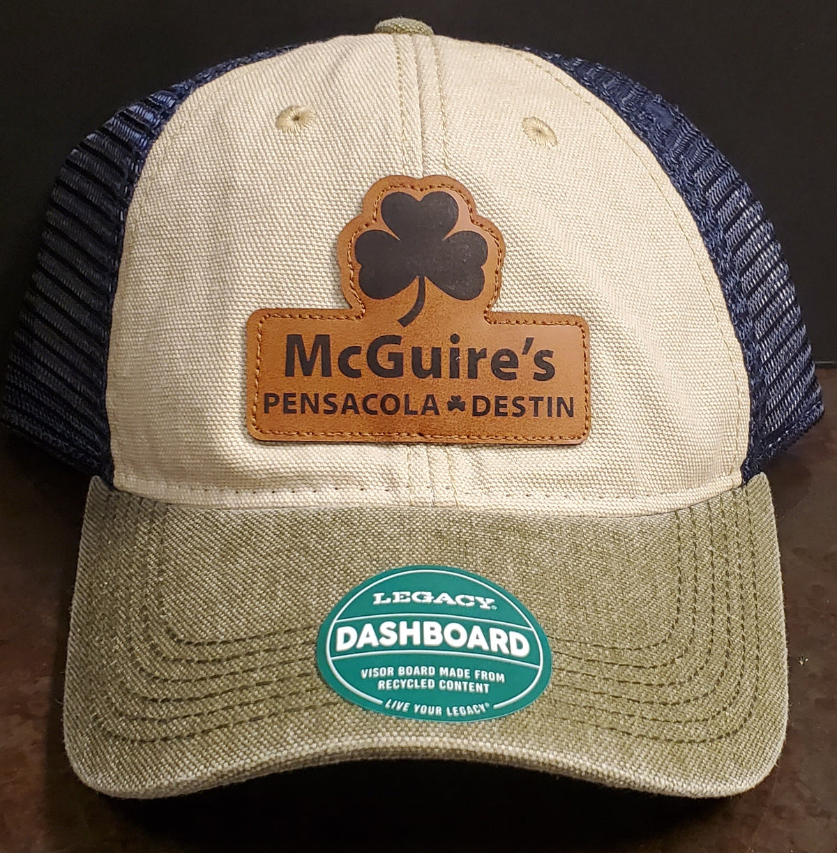 MCG Custom Brown Leather Hat | McGuire's Irish Pub