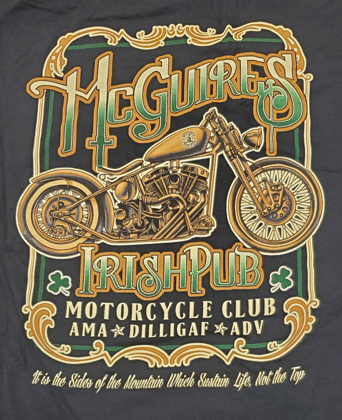 Mount Top Motorcycle Black | McGuire's Irish Pub